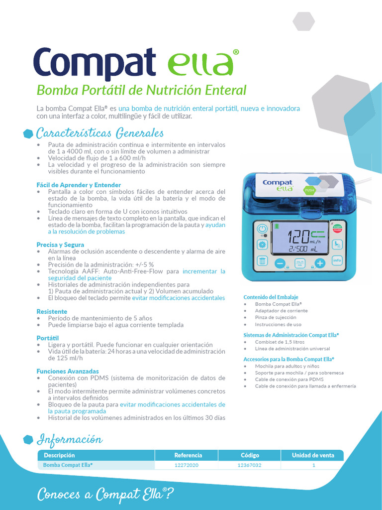 Compat Ella Pump Datasheet Es 2 | PDF | Teclado | Informática