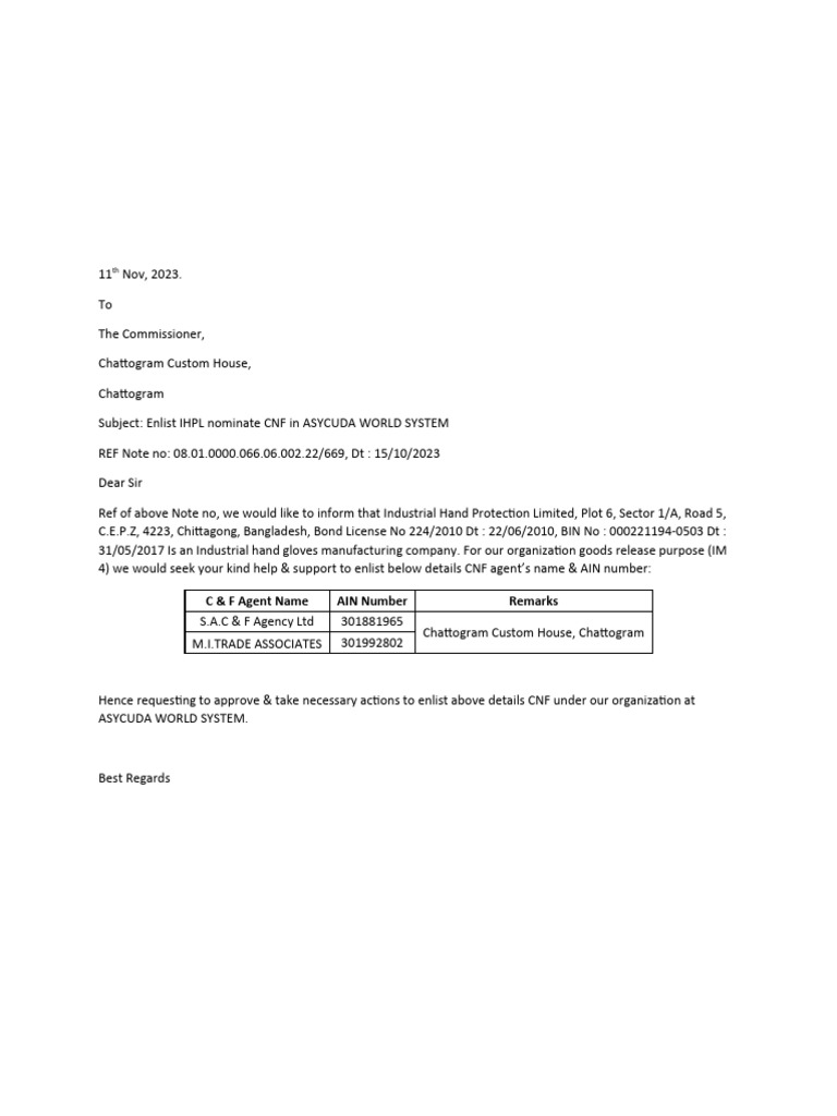 Im4 CTG Customs CNF Enlistment | PDF | Business | Finance & Money ...