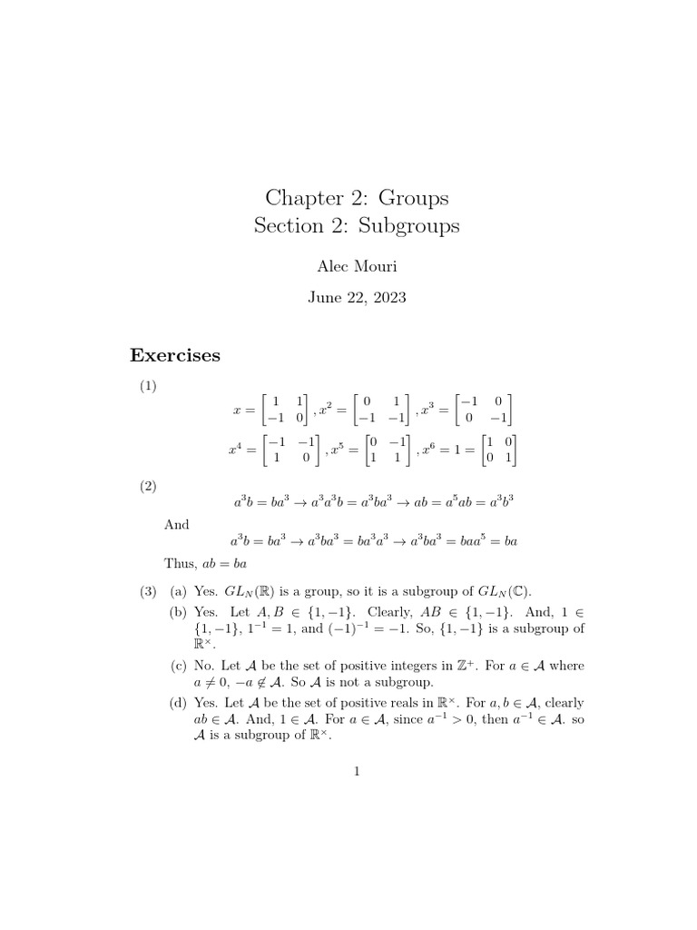 Solutions | PDF | Ring Theory | Number Theory