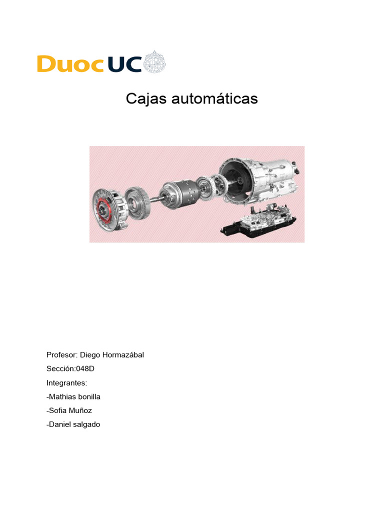 Cajas Automaticas | PDF | Transmisión automática | Embrague