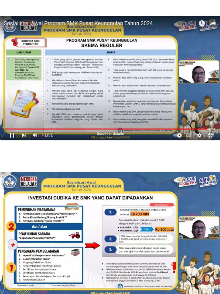 Materi Sosialisasi SMK PK 2024 | PDF
