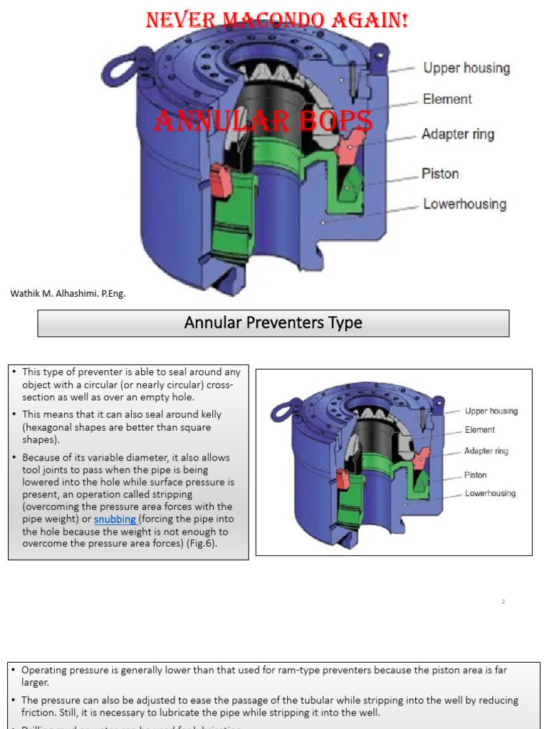 Annular BOPS | PDF | Blowout (Well Drilling) | Industrial Processes