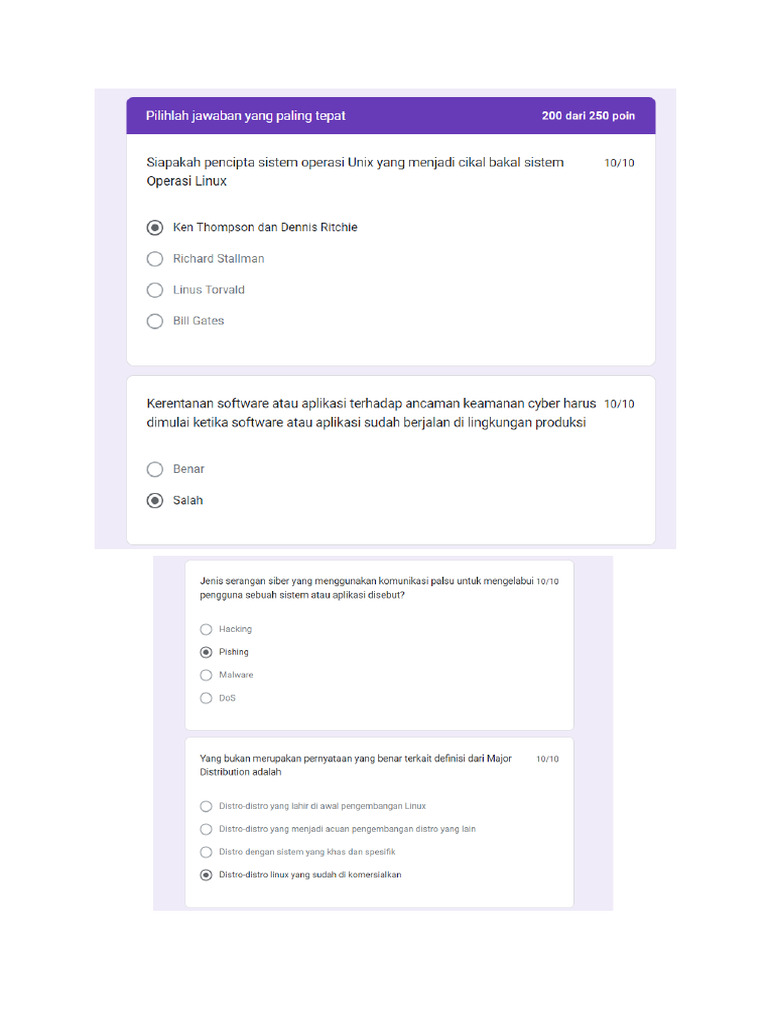 SS Kuis Praktisi So | PDF
