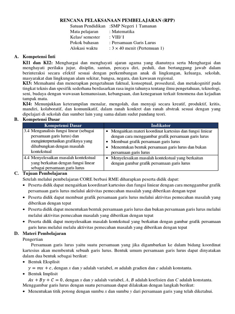 LKJ Fungsi Linear | PDF | Karier & Perkembangan