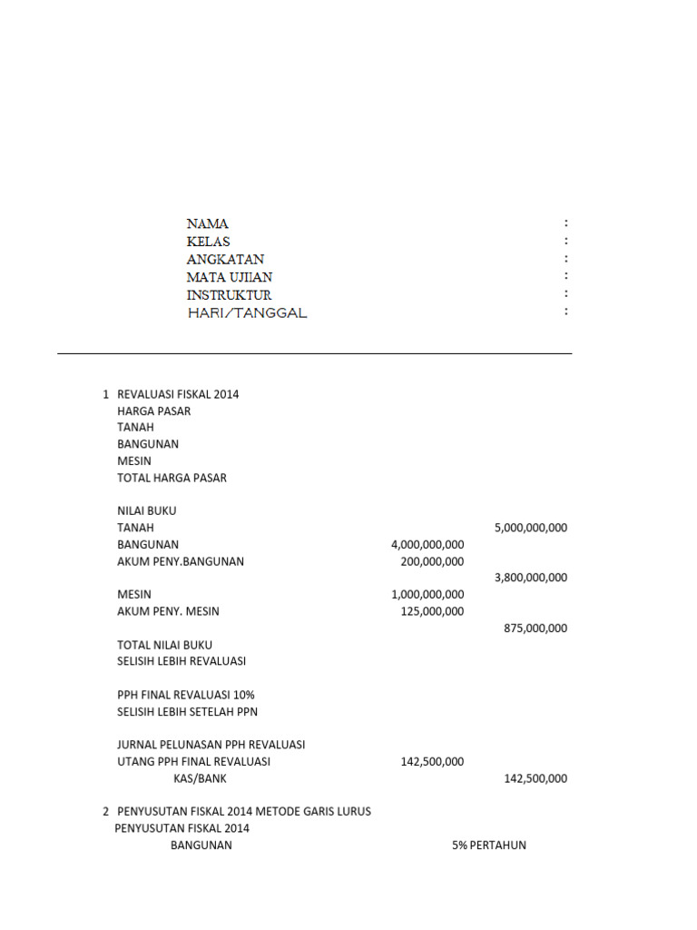 Lembar Jawaban Akper (Kevin Yoel Hamonangan) | PDF