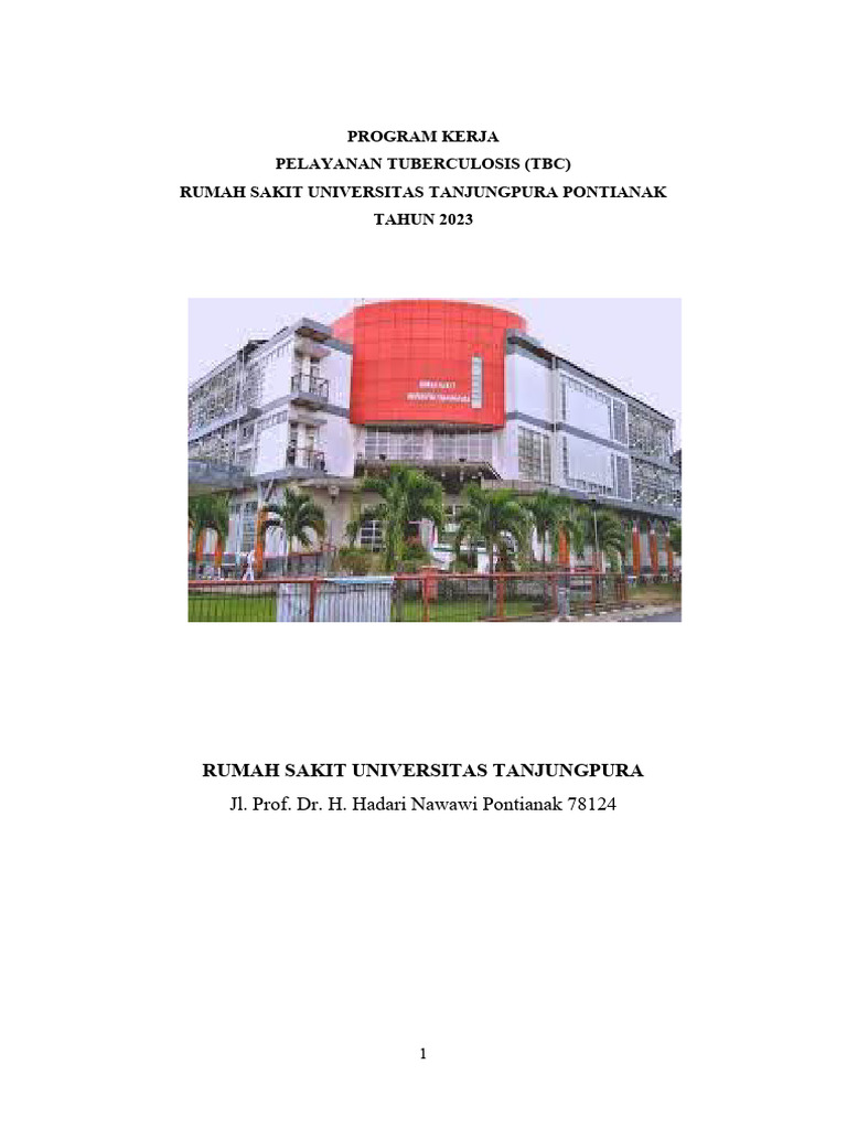 Program Kerja TB Rs MM | PDF | Kesehatan Holistik | Sains & Matematika
