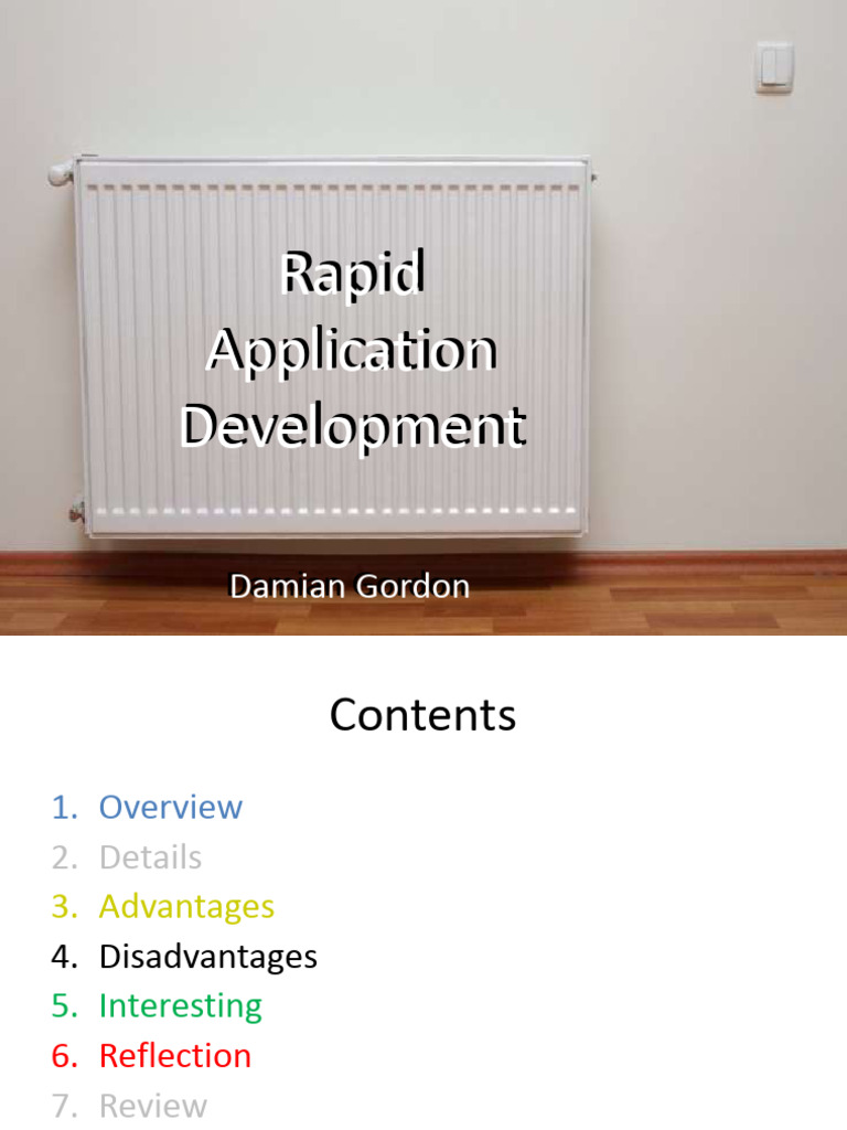 Rad Development Pdf Software Development Process Software Development