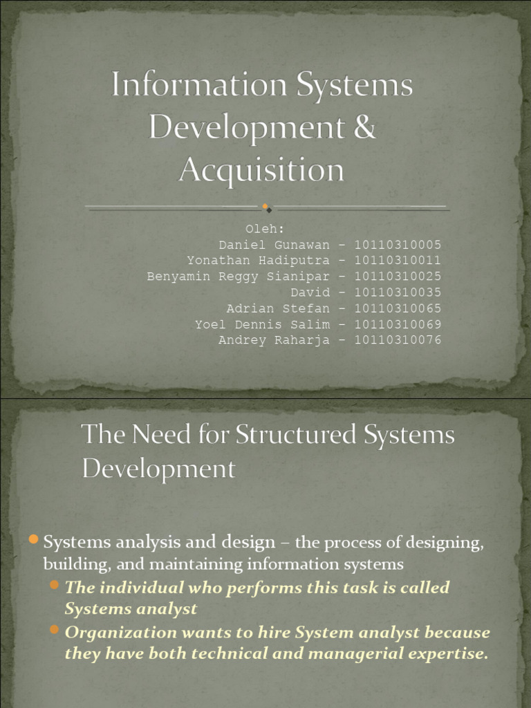 Informationsystemsdevelopmentandacquisition-Lec 1 | Download Free PDF | Systems Science ...