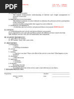 Detailed Lesson Plan in ZUMBA | PDF | Lesson Plan | Physical Education