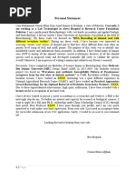 Writing A Statement of Research Intent | PDF | Experience | Cognitive ...