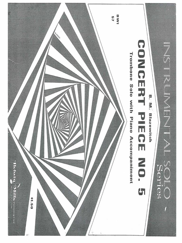 Blazevich - Concert Piece No.5 - Accompaniment | PDF