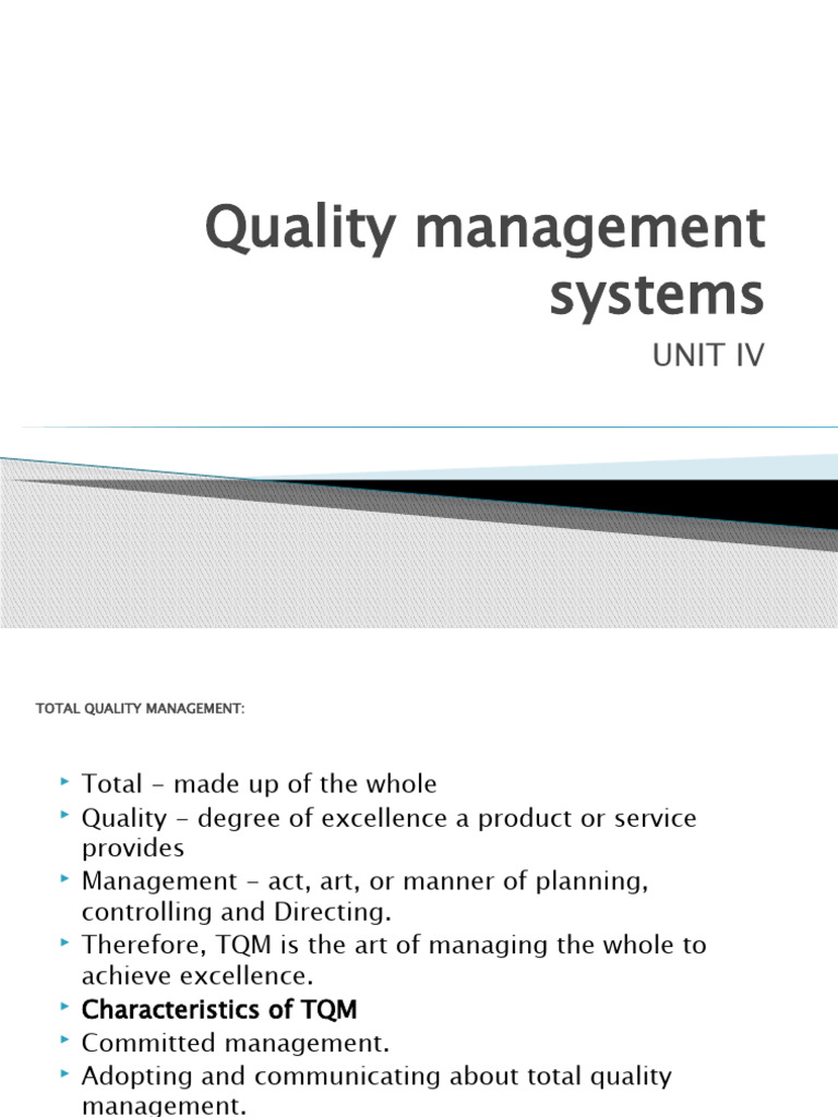 Quality Management Systems | PDF | Six Sigma | Iso 9000