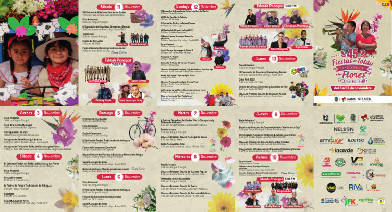 Programación Fiesta Toldo Las Biciletas y Las Flores 2023 v4 | PDF