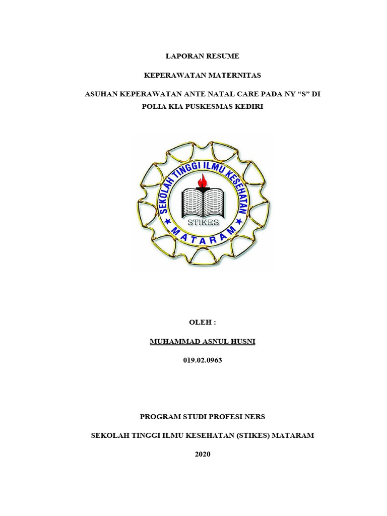 Laporan Resume Anc Asnul | PDF