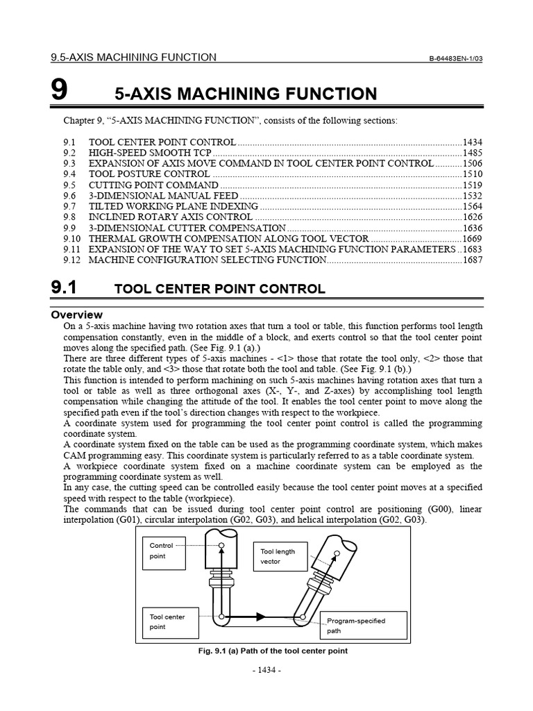 2 303909749 TCP Fanuc | PDF | Cartesian Coordinate System | Rotation