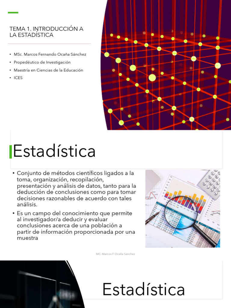 1. INTRODUCCIÓN A LA ESTADÍSTICA | PDF | Estadísticas | Errores tipo I y tipo Ii