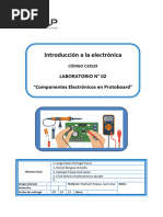 Lab02 Circuitos en Protoboard - 2023 | PDF | voltaje | Red eléctrica