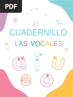 Cuadernillo de Vocales para Imprimir | PDF