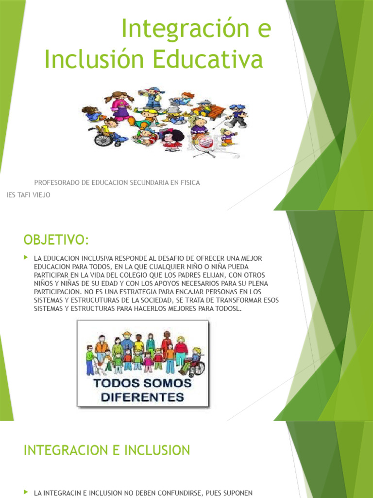 Integración e Inclusión Educativa | Descargar gratis PDF | Inclusión ...