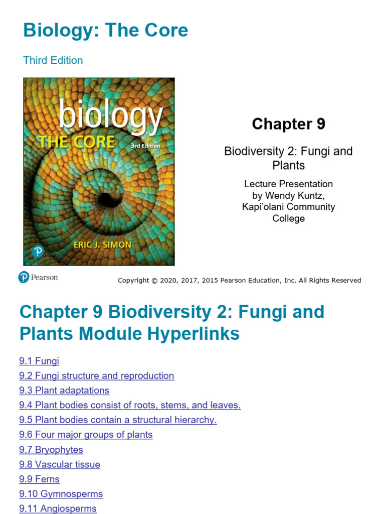 CH 09 Lecture Presentation ADA | PDF | Plants | Fungus