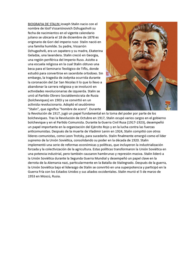 Biografias | PDF | Leon Trotsky | Joseph Stalin