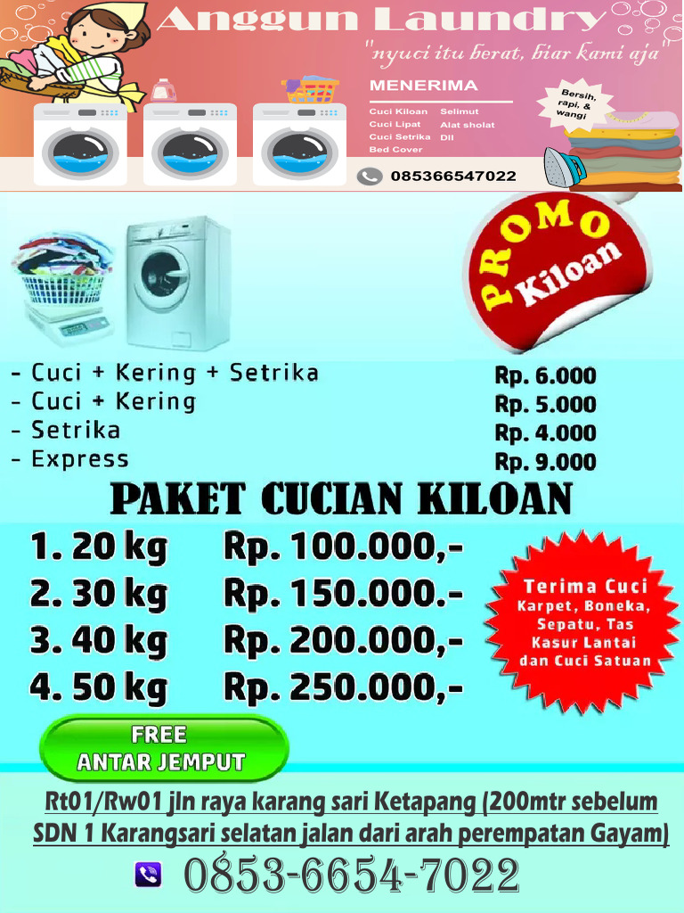 Brosur Laundry | PDF