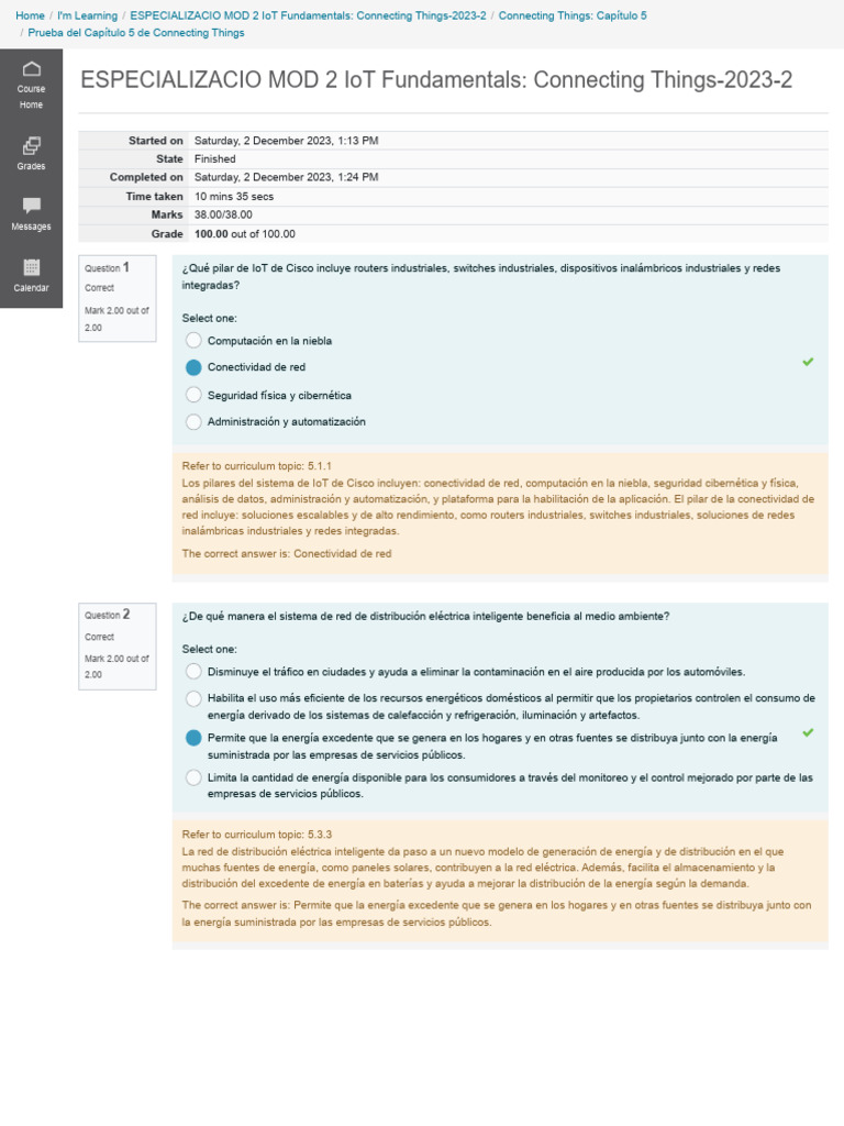 Prueba de IoT: Conectividad y Aplicaciones | PDF | Internet de las Cosas | Ingenieria Eléctrica