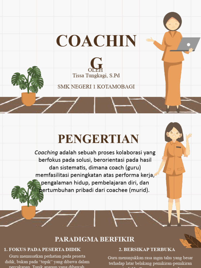 Presentasi SMK PK (Coaching) | PDF | Karier & Perkembangan