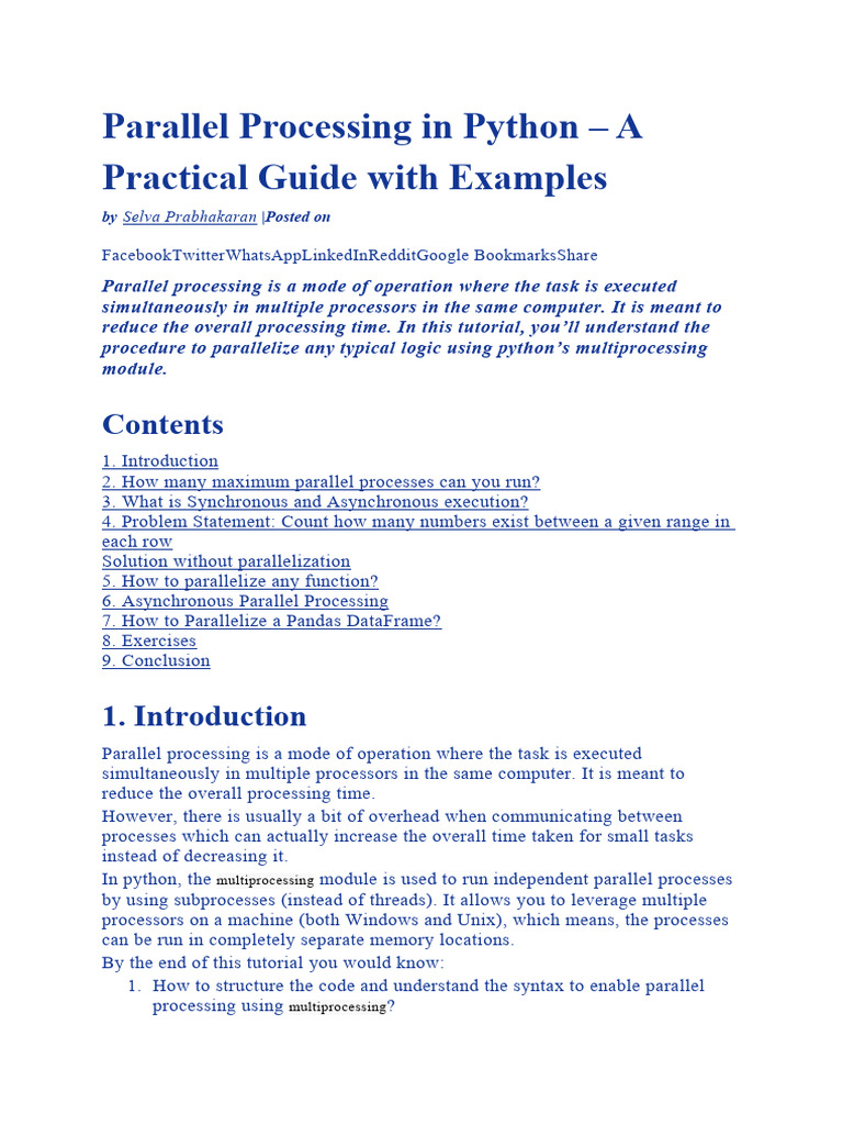 Parallel Computing Pdf Process Computing Parallel Computing