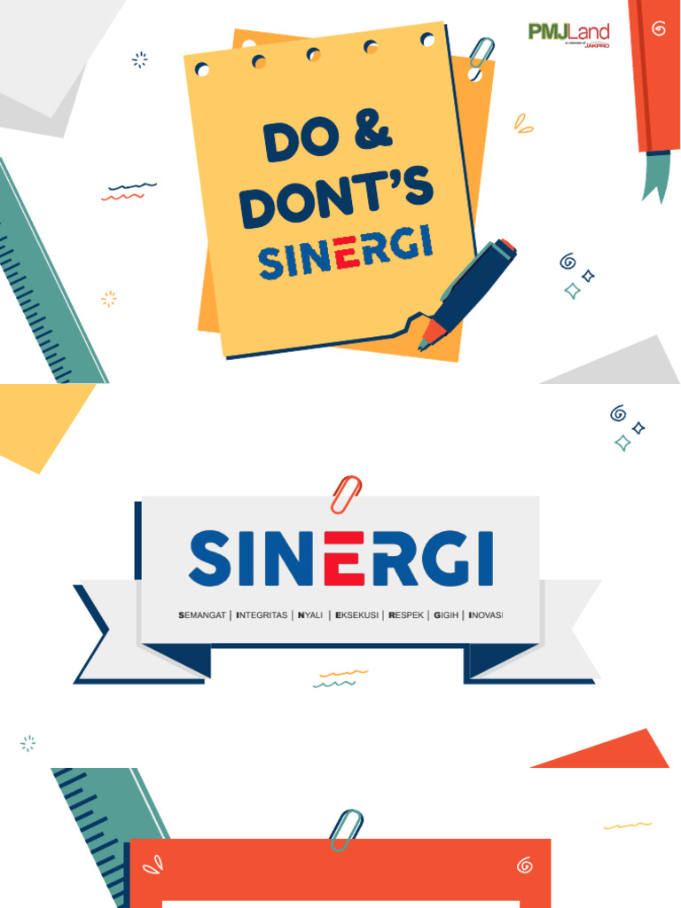 Do & Donts Perilaku Sinergi | PDF | Pengembangan Diri
