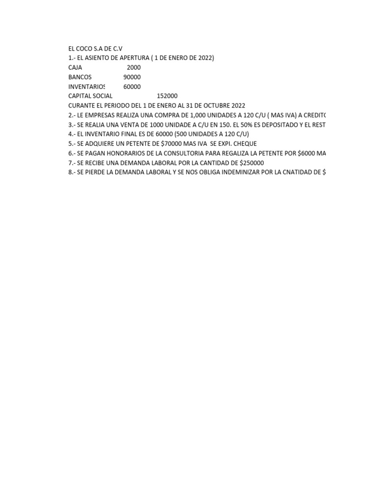 El Coco | PDF | Impuesto al valor agregado | Comercio