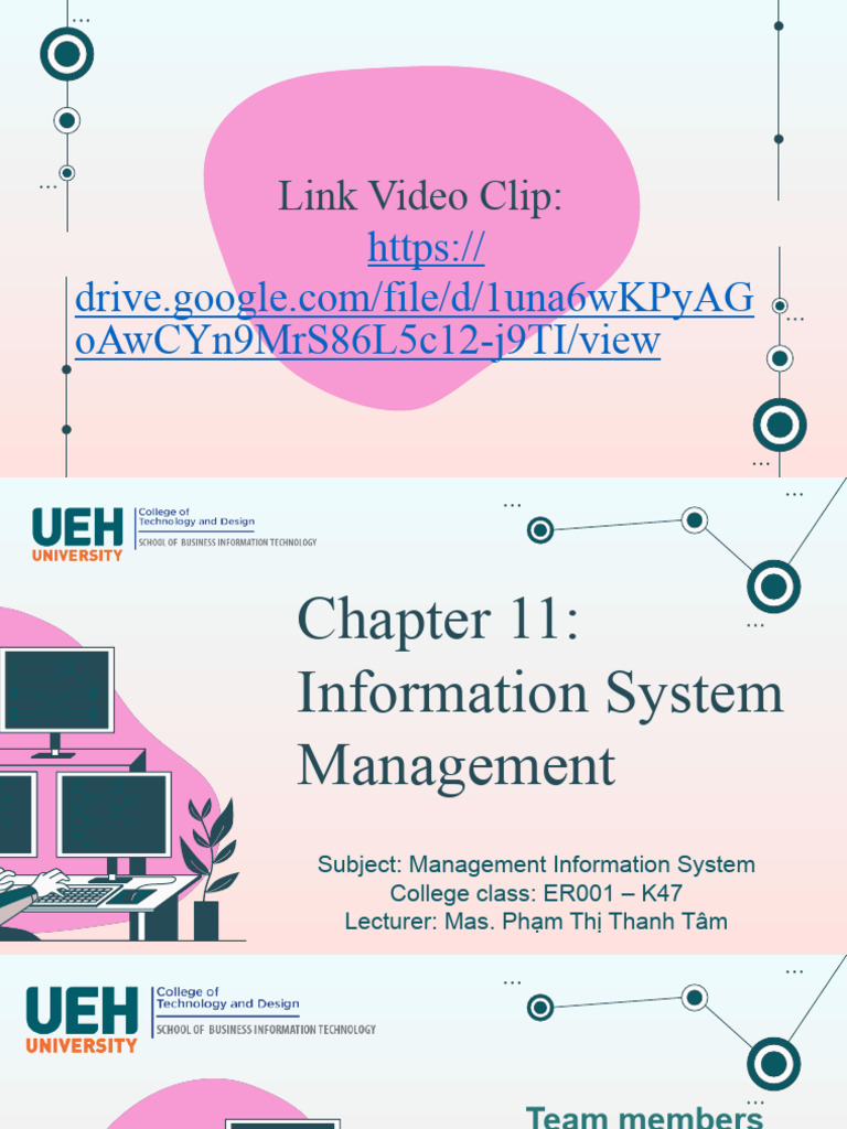 Chapter 11 - Information Systems Management (Thuyet Trinh) | PDF ...