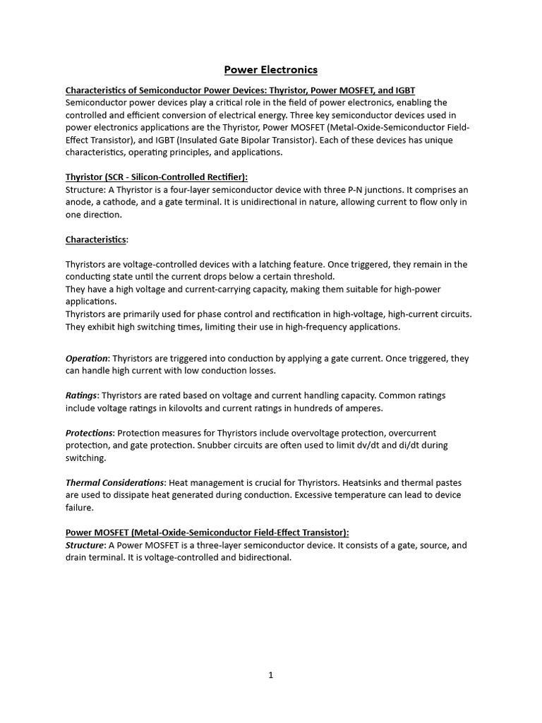 Power Electronics Sem5 | PDF | Power Inverter | Rectifier