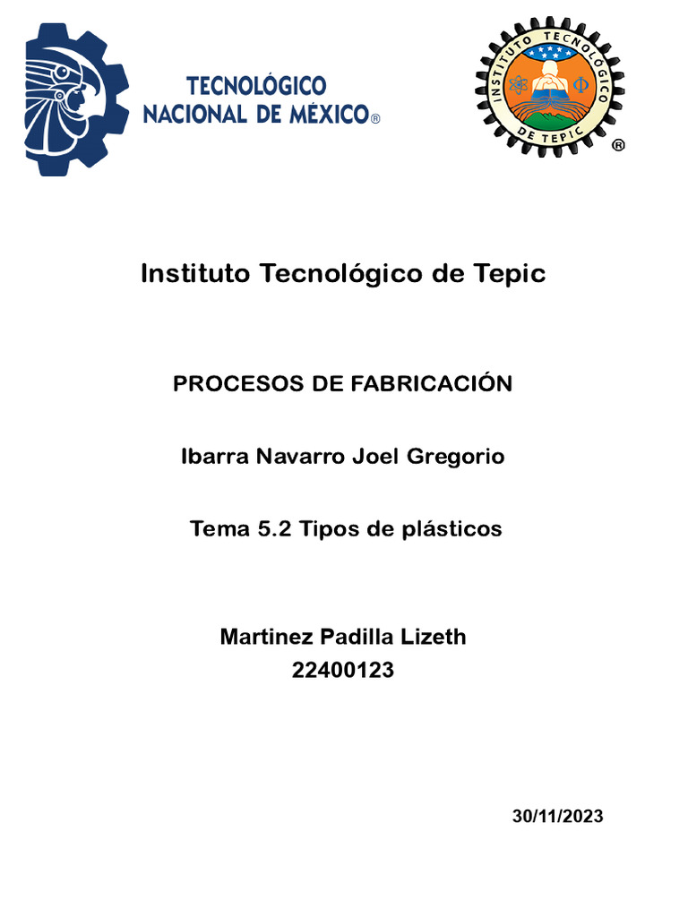 Tipos de Plásticos y sus Usos | PDF | El plastico | Polimetacrilato de metilo)