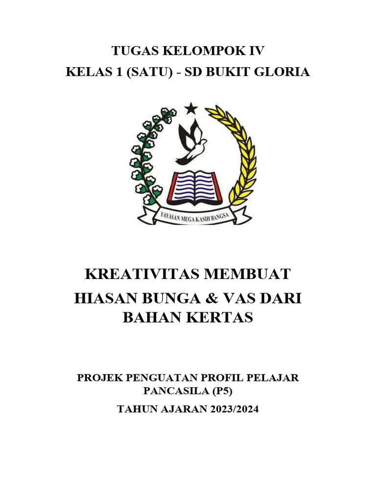 Format Projek P5 Kelas 1 Pdf