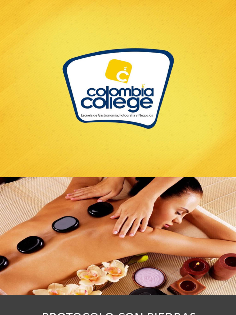 Octava Clase Tecnicas de Spa Protocolo Con Piedras Volcanicas | PDF | Masaje | Volcán