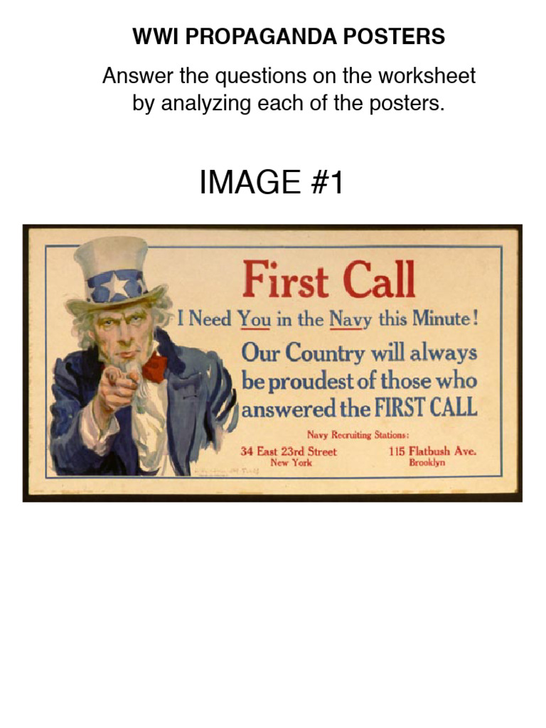 Propaganda Poster Analysis Eal Studets | PDF | Propaganda | Bonds (Finance)