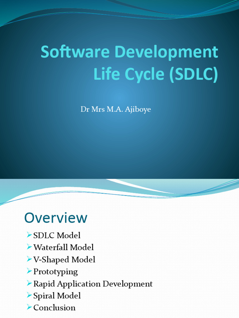 Software Development Life Cycle | PDF | Software Development Process ...
