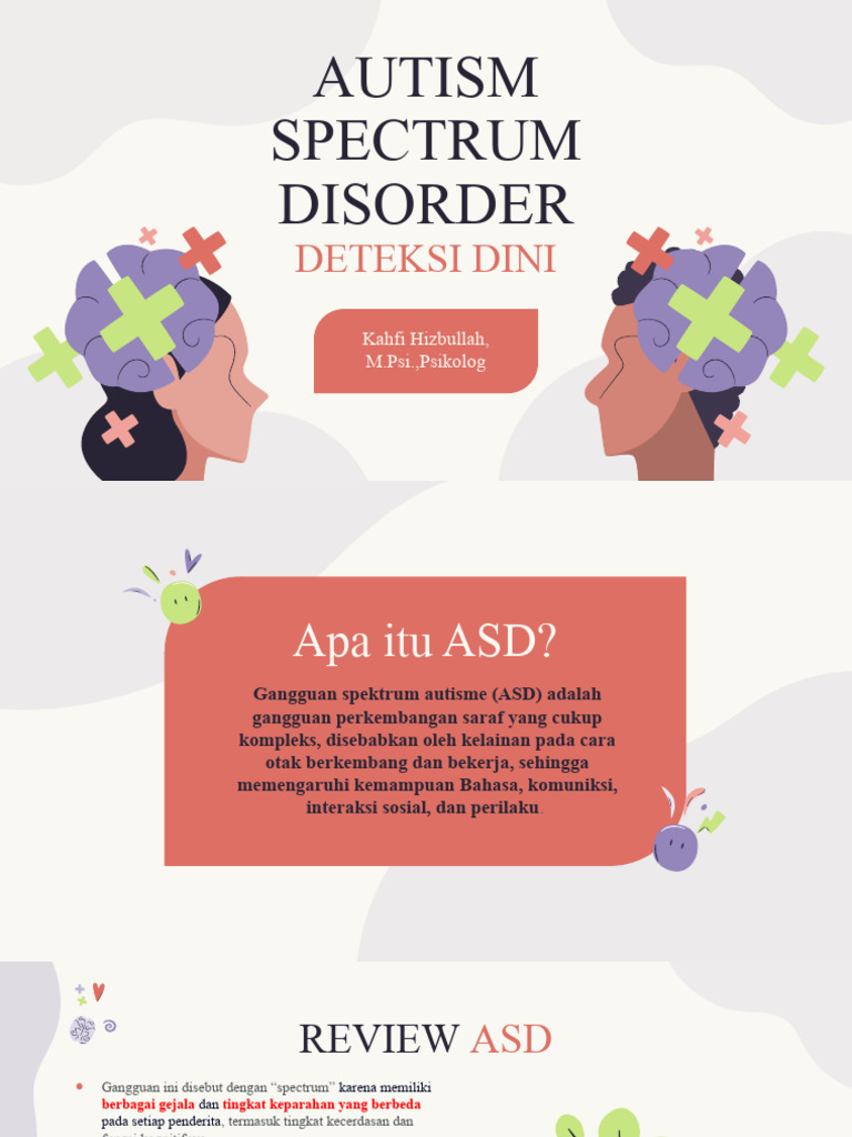 Deteksi Dini ASD | PDF | Kesehatan Holistik | Pengembangan Diri