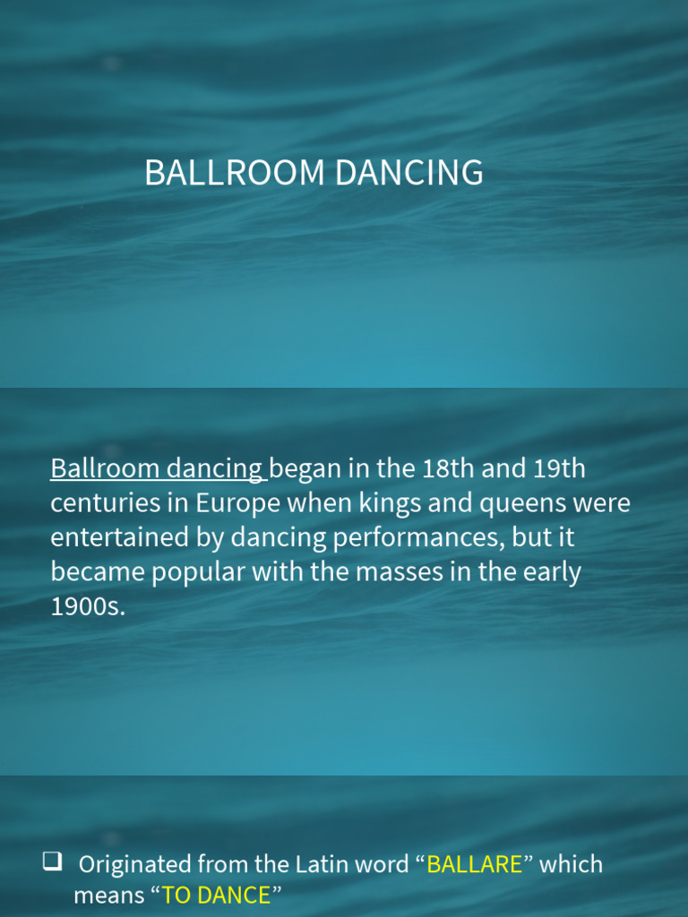 Ballroom Dance | PDF | Ballroom Dance | Tango