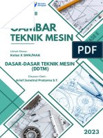 Contoh Etiket Gambar Teknik A3 | PDF | Komputer