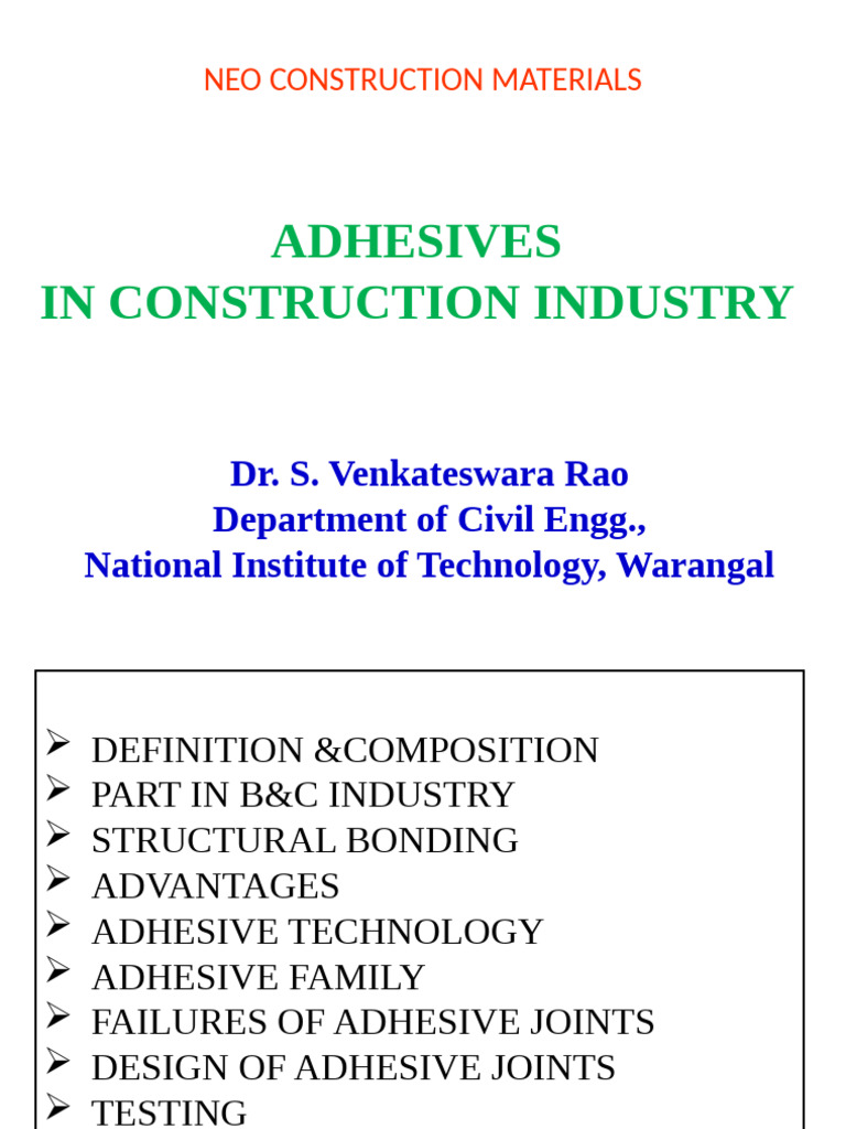 24 Adhesives | Download Free PDF | Adhesive | Epoxy