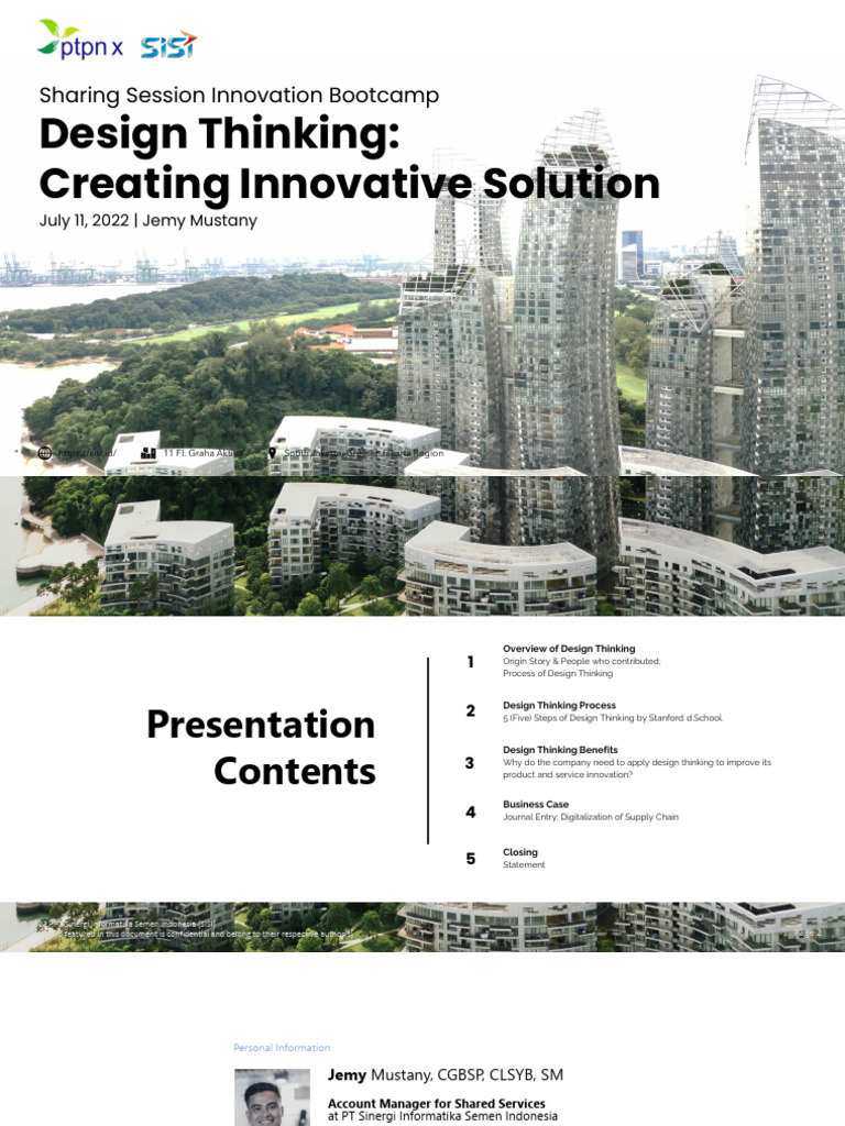 Design Thingking - Creating Innovation Solutions | PDF | Design Thinking | Brainstorming