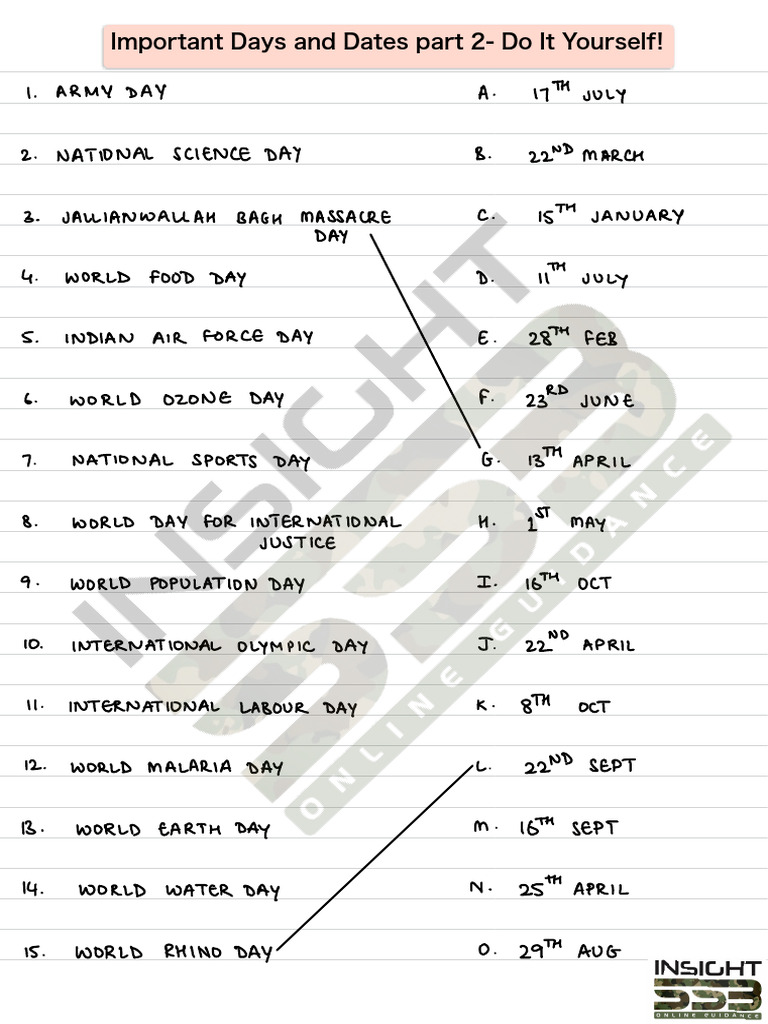 Part2 Days&Dates | PDF