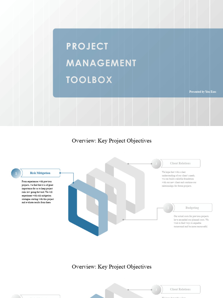 Project Management Toolbox Complete | PDF | Risk | Innovation