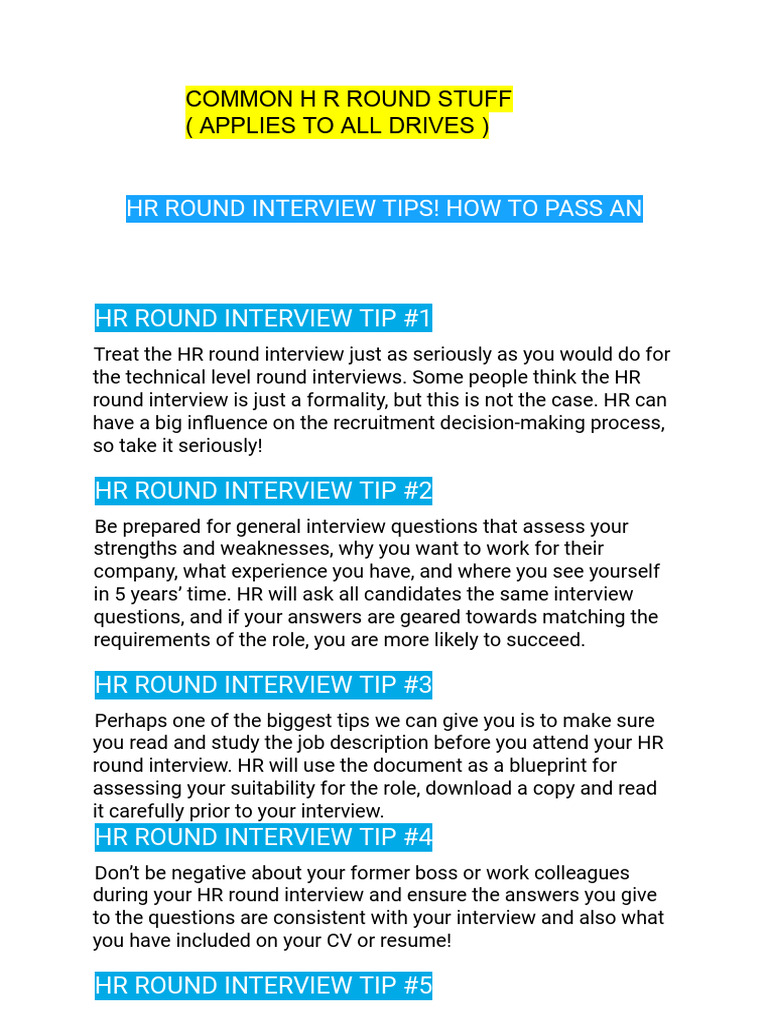 HR Round Stuff (Common To All Drives) | PDF | Internet Of Things ...