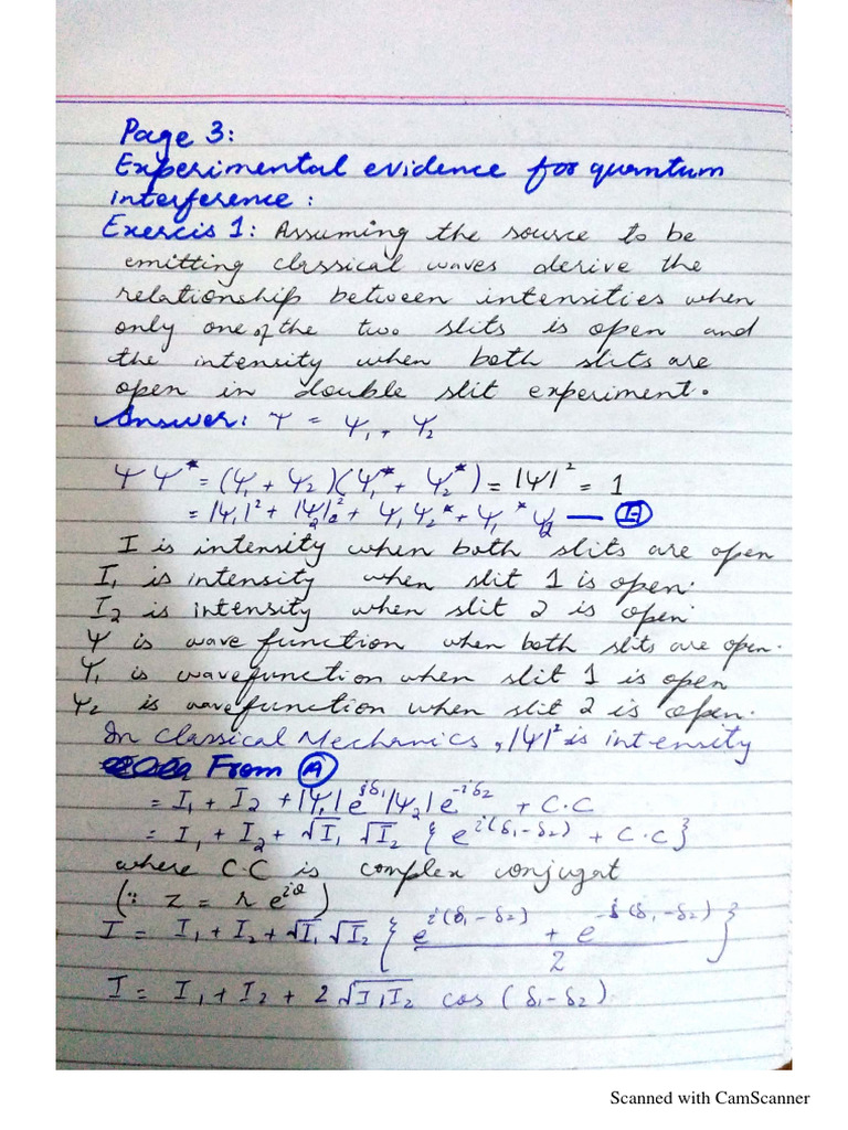 All Problems of Chapter 1 of QM | PDF