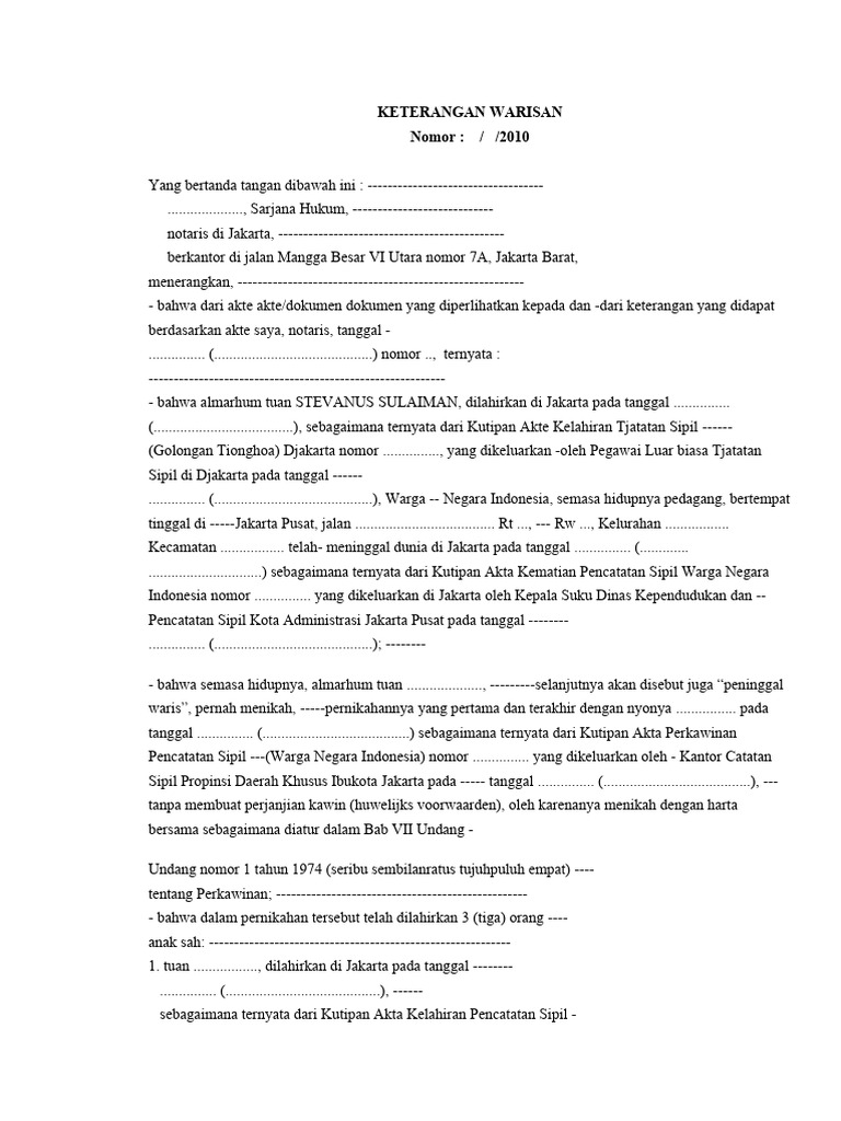 SKW Contoh Harta Bersama | PDF | Griya & Taman | Komputer