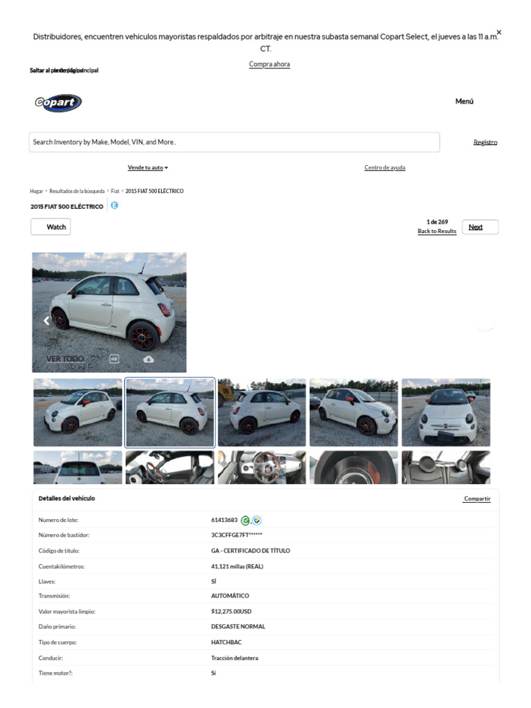Copart USA - Leader in Online Salvage & Insurance Auto Auctions | PDF ...