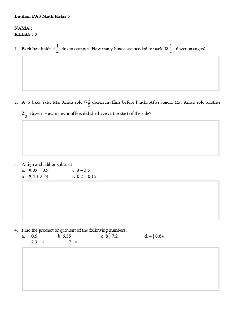 Pas Math 5TH Grade 2023 SMT 1 | PDF | Speed | Arithmetic